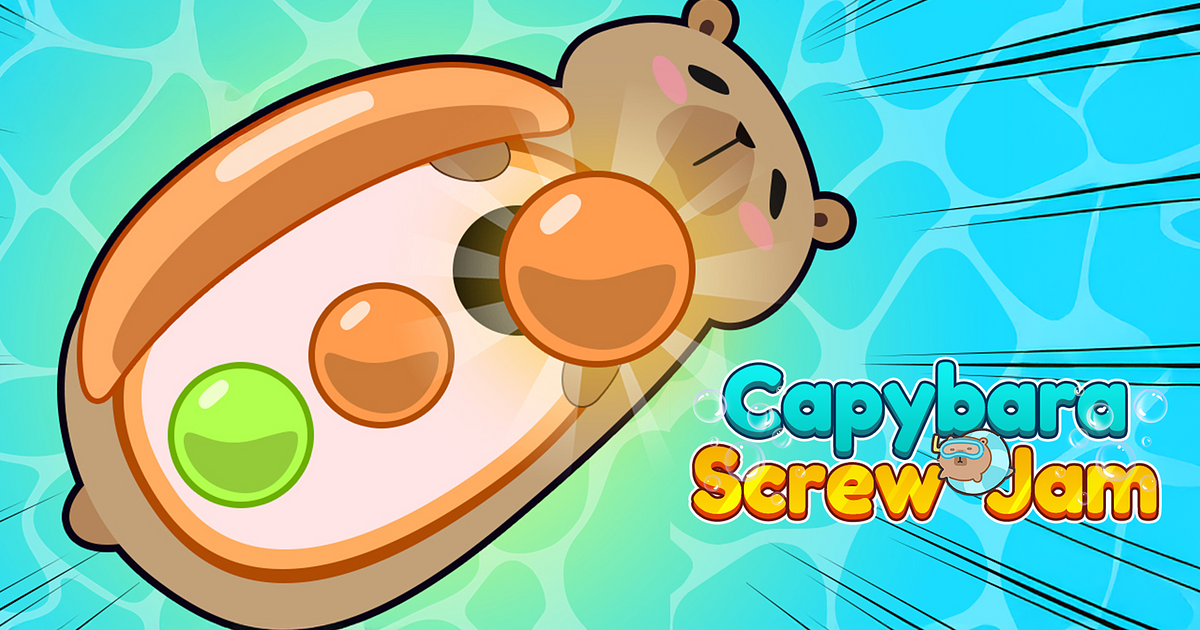Capybara Screw Jam - Ilmainen Nettipeli | FunnyGames