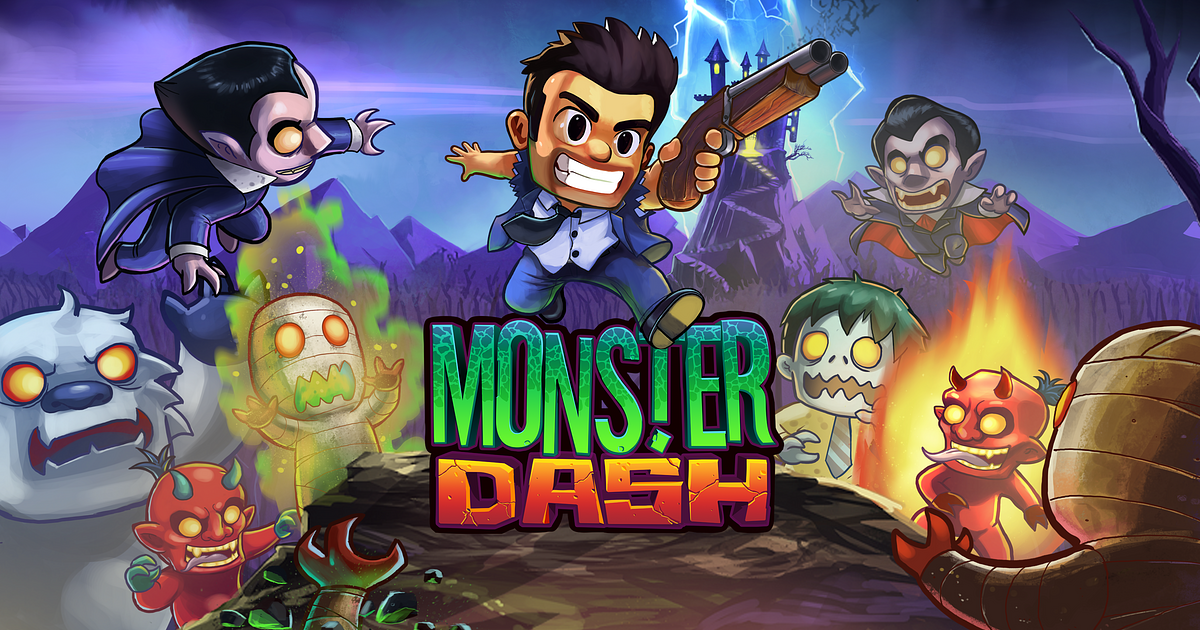Monster Dash Online - Ilmainen Nettipeli | FunnyGames